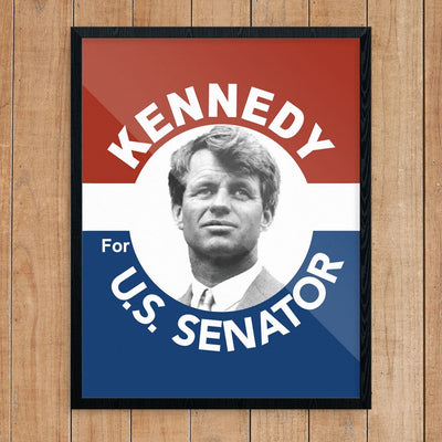 Robert Kennedy for US Senate Political Poster Print – Fridgedoor