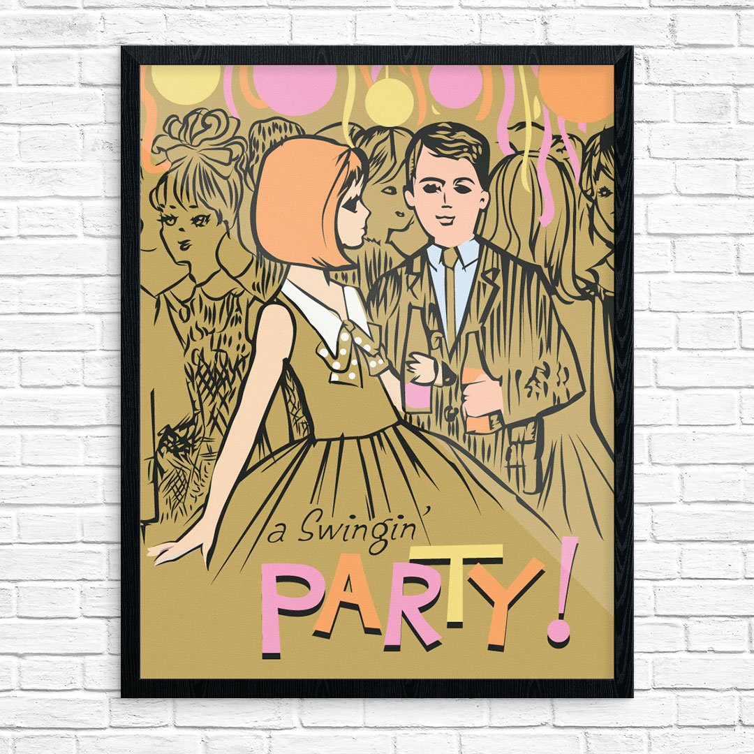 Come to a Swinging Party Print – Fridgedoor