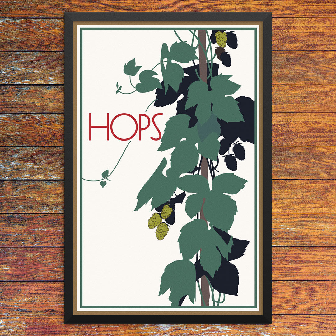Hops Vine Print – Fridgedoor