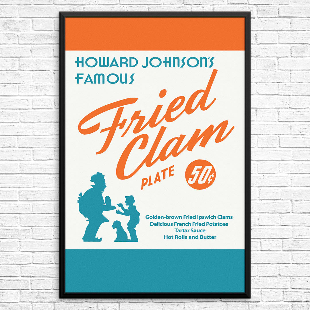 Howard Johnson's Famous Fried Clam Plate Print – Fridgedoor
